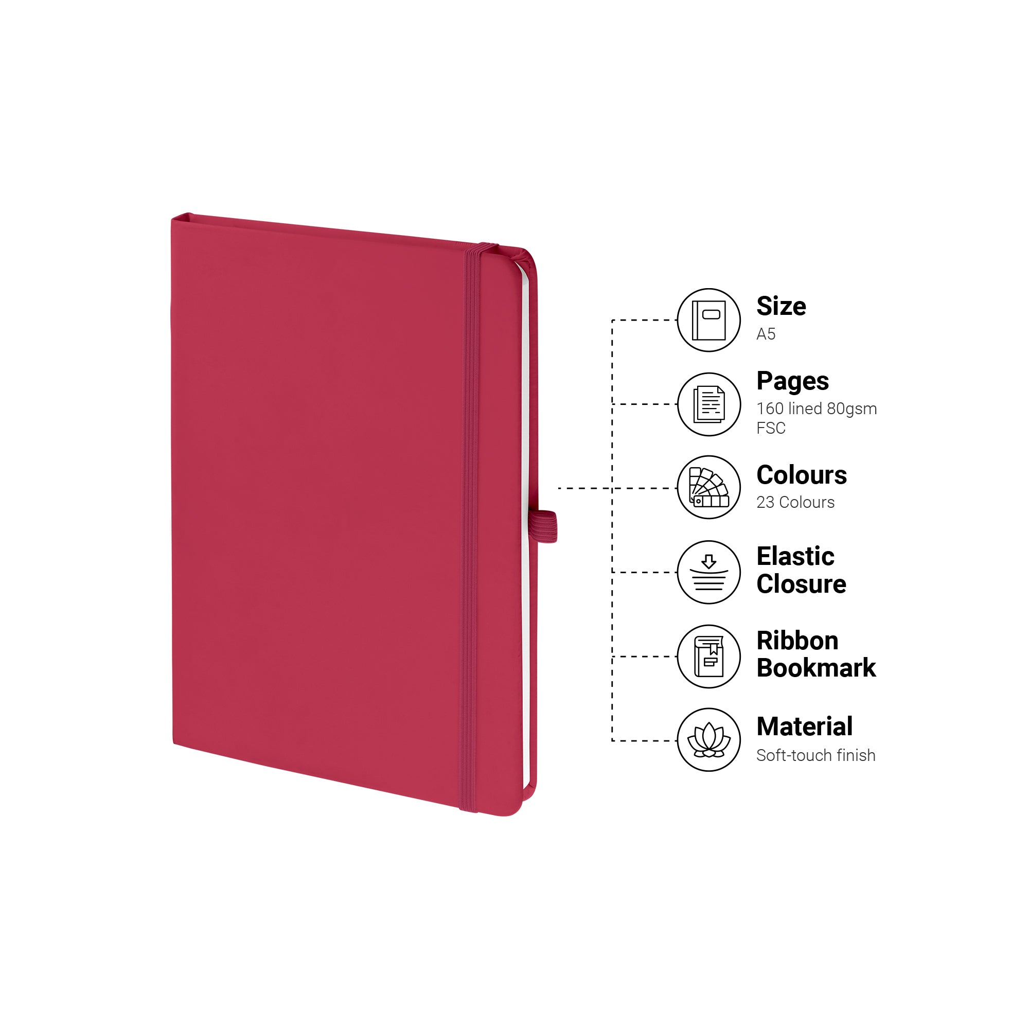 Mood® Notebook Pastel Pink – Mood Collection